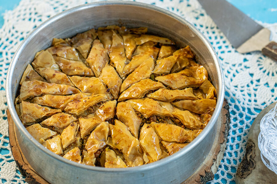Diamond & Star Shaped Greek Baklava - Dimitras Dishes