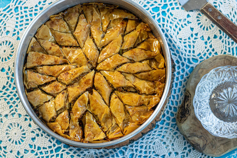 Diamond & Star Shaped Greek Baklava - Dimitras Dishes