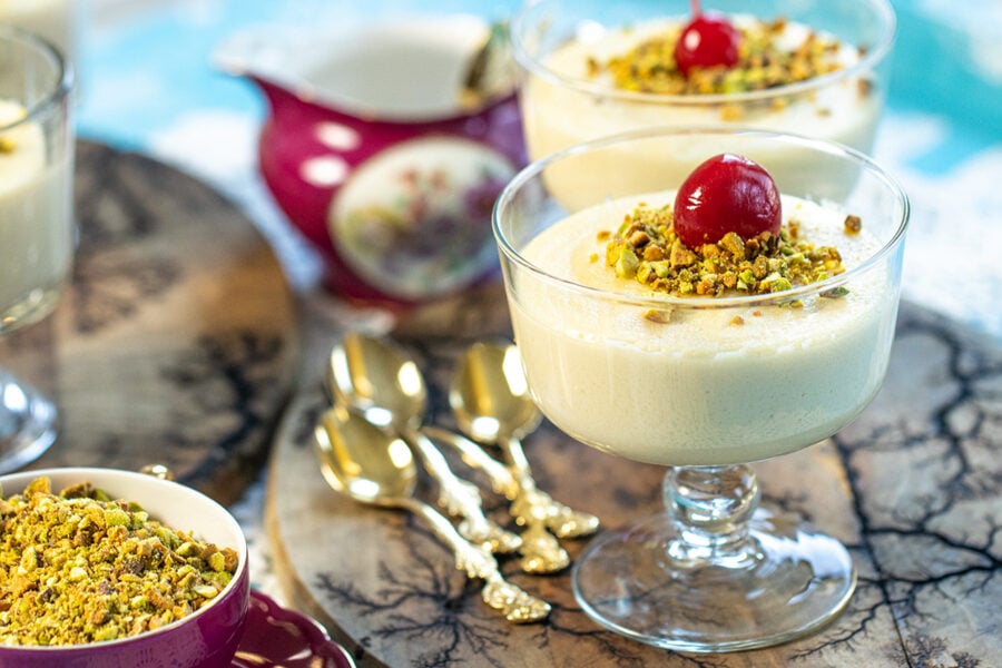 Greek Semolina Pudding - Dimitras Dishes