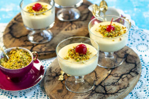 Greek Semolina Pudding - Dimitras Dishes