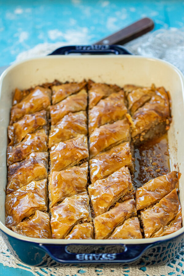 Diamond & Star Shaped Greek Baklava - Dimitras Dishes