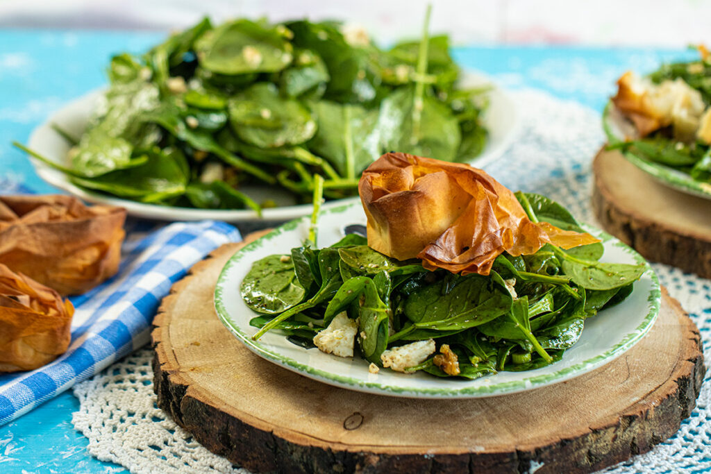 Spanakopita Salad - Dimitras Dishes