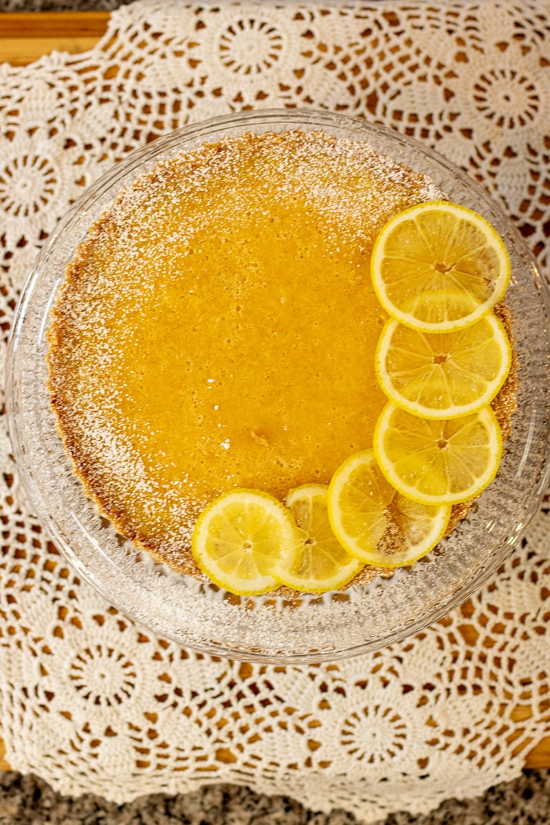 The Best Lemon Bar Tart - Dimitras Dishes