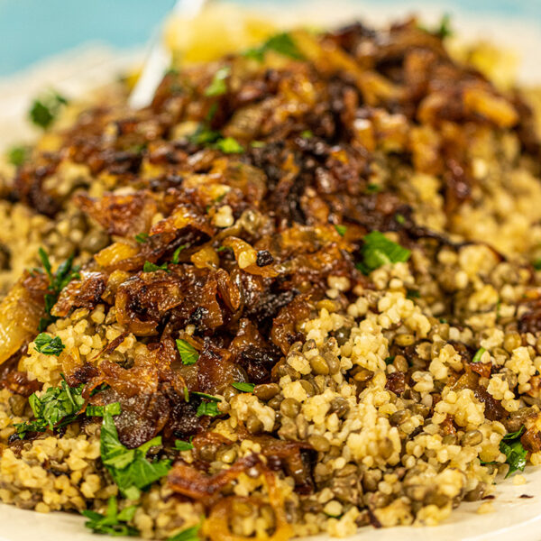 Bulgur & Lentils: Mujadara - Dimitras Dishes