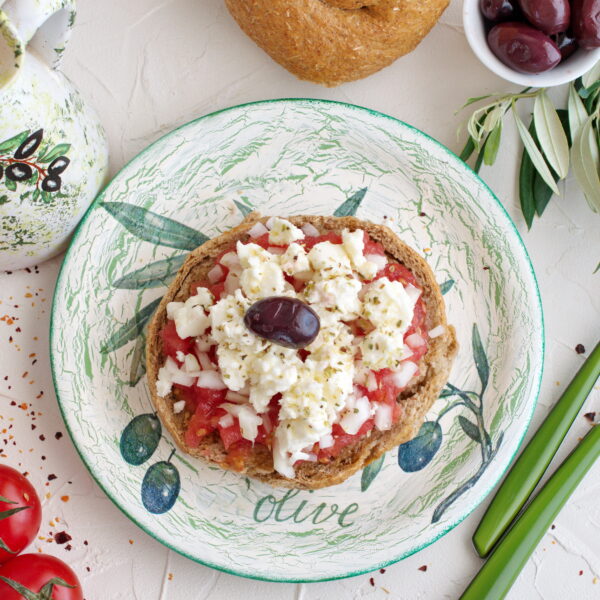 Cretan Dakos Salad - Dimitras Dishes