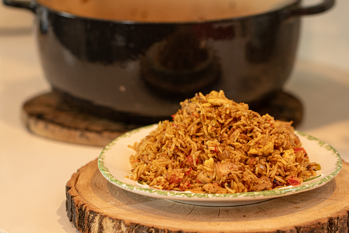 Peruvian Chicken Fried Rice (No Soy!) - Dimitras Dishes