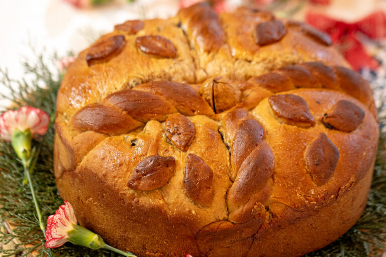 Christopsomo: Greek Christmas Bread - Dimitras Dishes