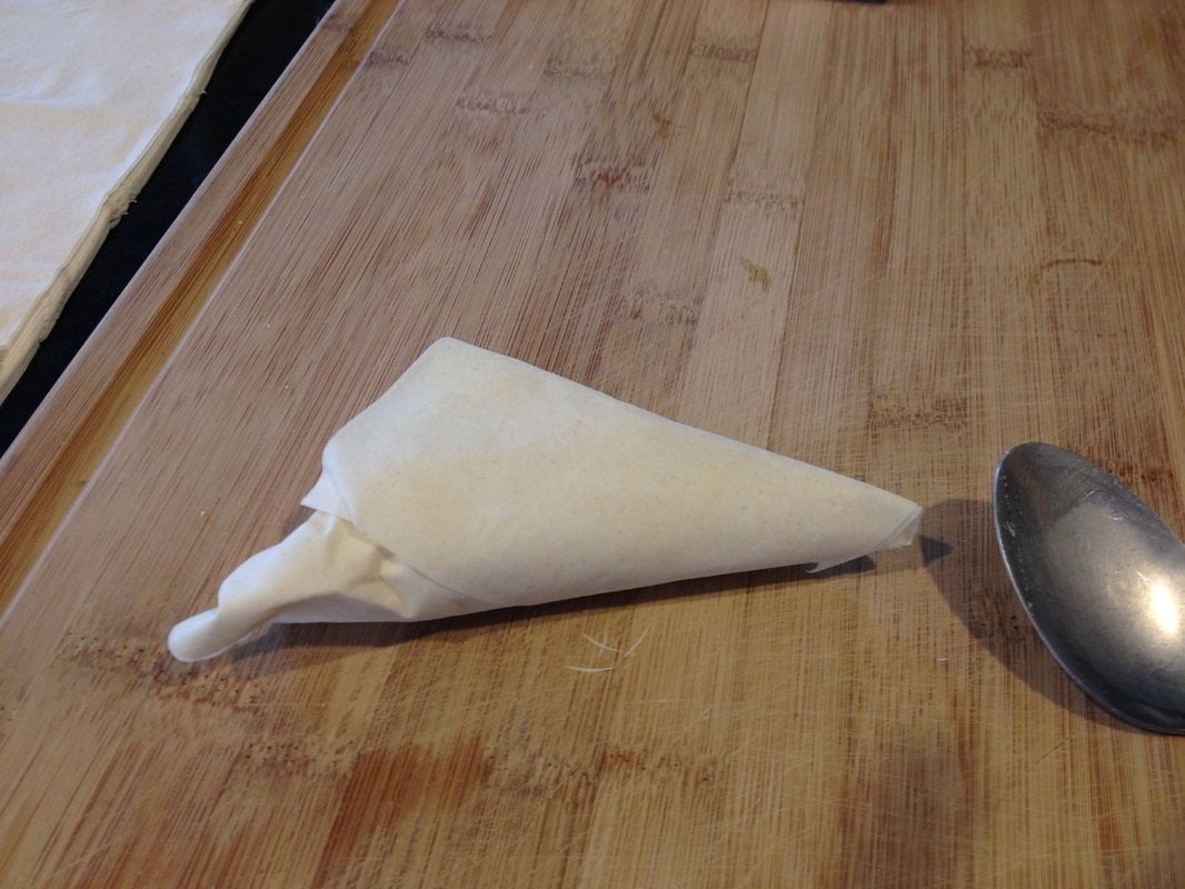 Greek Cheese Pie Triangles: Tiropitakia - Dimitras Dishes