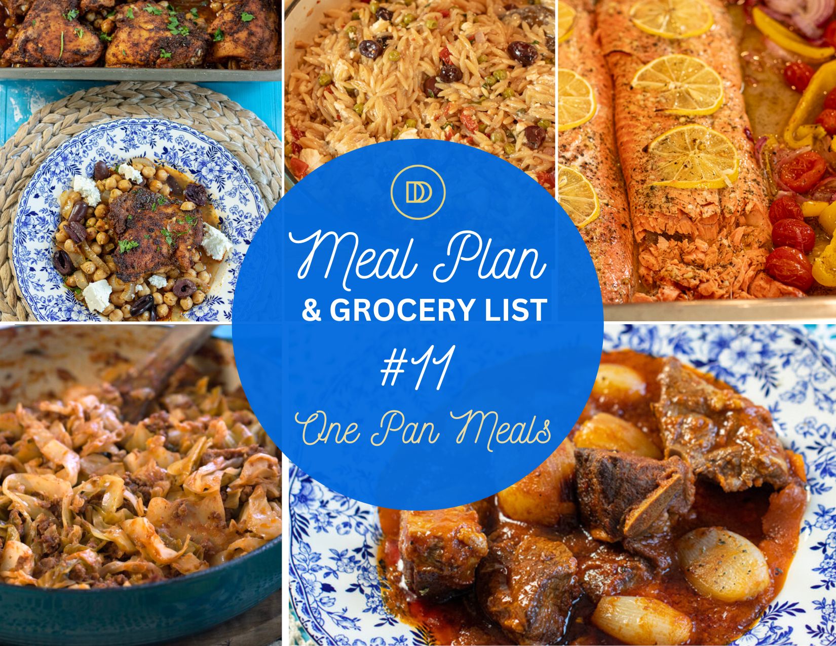 Weekly Meal Plan (11): One Pan Meals - Dimitras Dishes