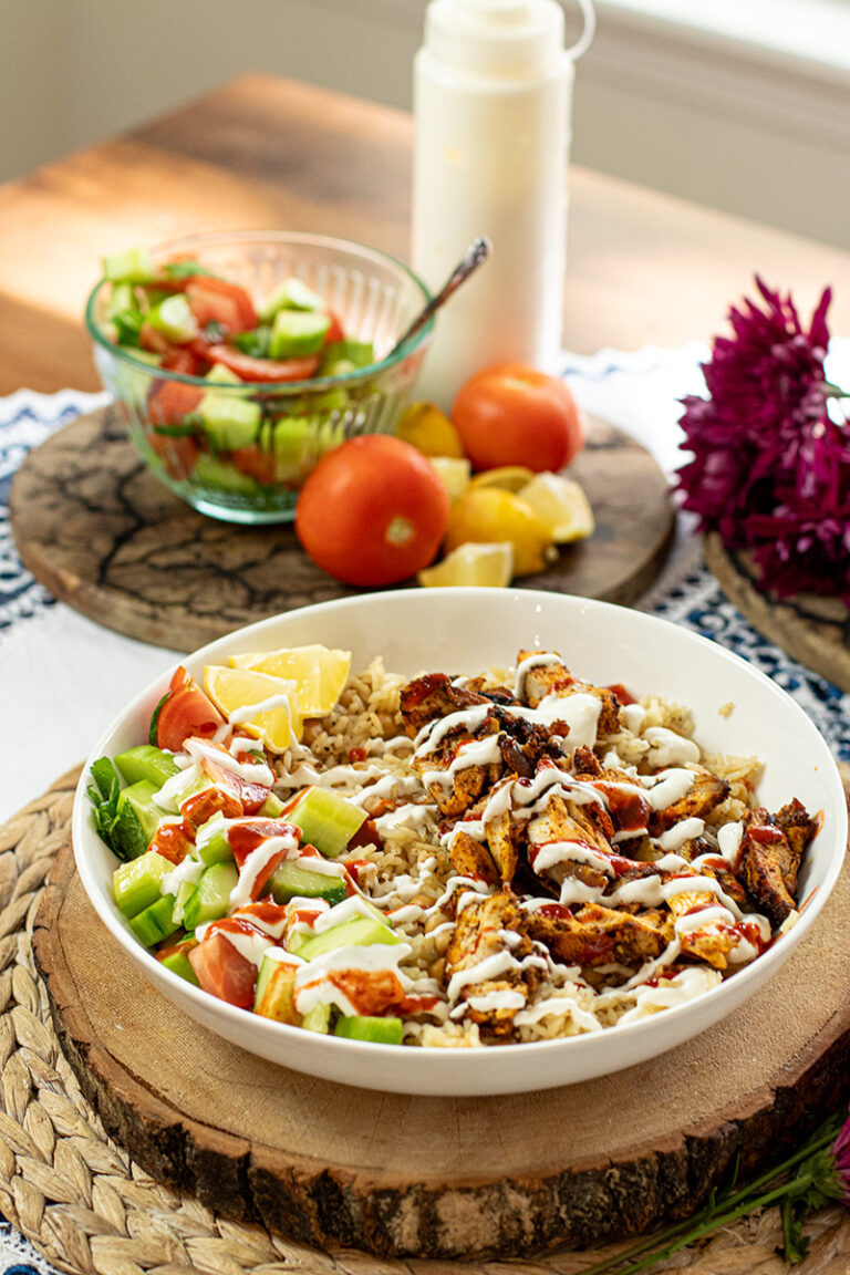 Delicious & Healthy Chicken Shawarma & Rice Bowls (halal cart-style ...