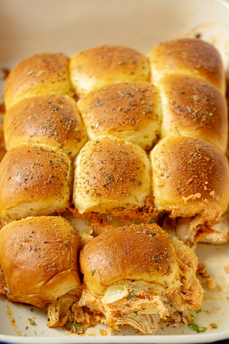 Greek Chicken Sliders with Spicy Feta (tirokafteri) - Dimitras Dishes