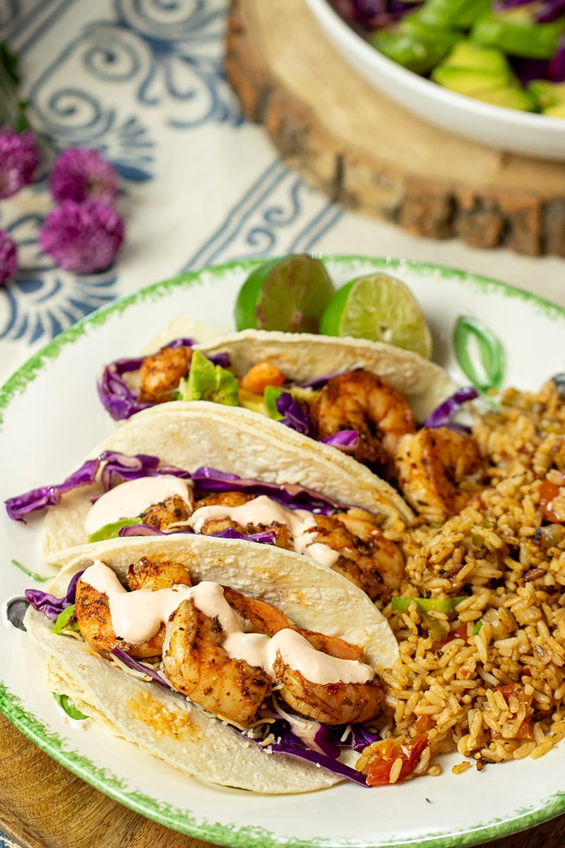 The Most Delicious Shrimp Tacos (Ready in 30 Mins!) - Dimitras Dishes