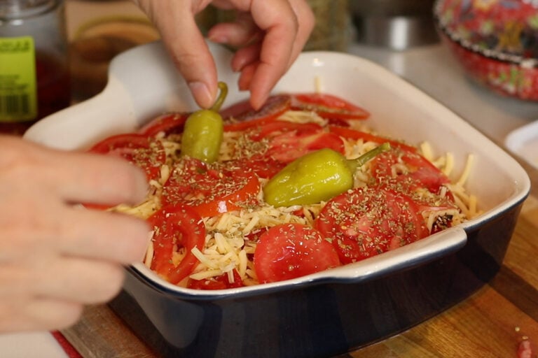 Bouyourdi: Greek Cheesy Feta Dip - Dimitras Dishes