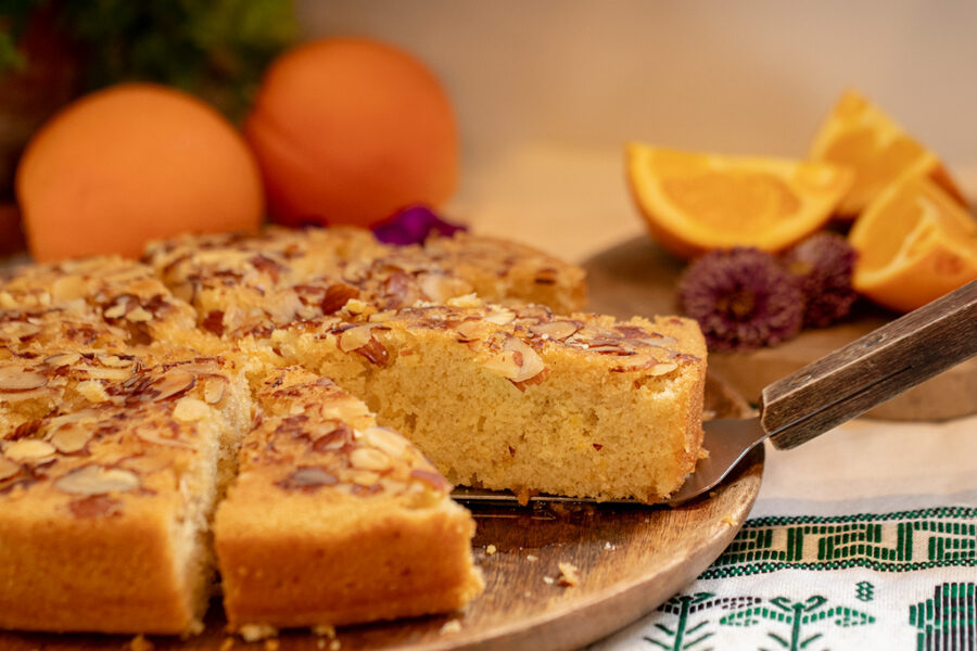 Ravani: Greek Semolina Sponge Cake - Dimitras Dishes