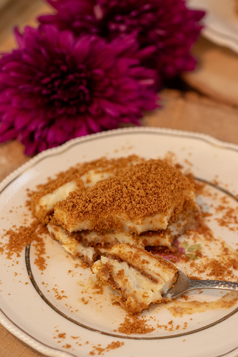 Biscoff Layer No-Bake Dessert:Γλυκό ψυγείου - Dimitras Dishes