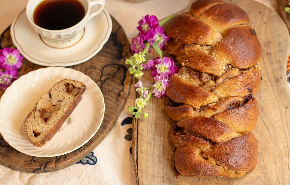 Autumn Tsoureki: Pumpkin Spice & Pear Spice Braids - Dimitras Dishes