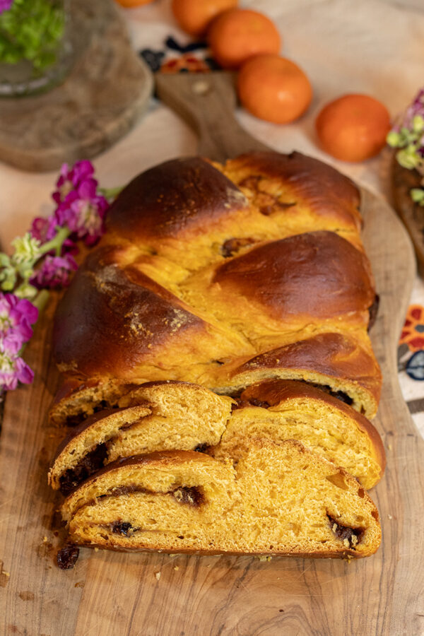 Autumn Tsoureki: Pumpkin Spice & Pear Spice Braids - Dimitras Dishes
