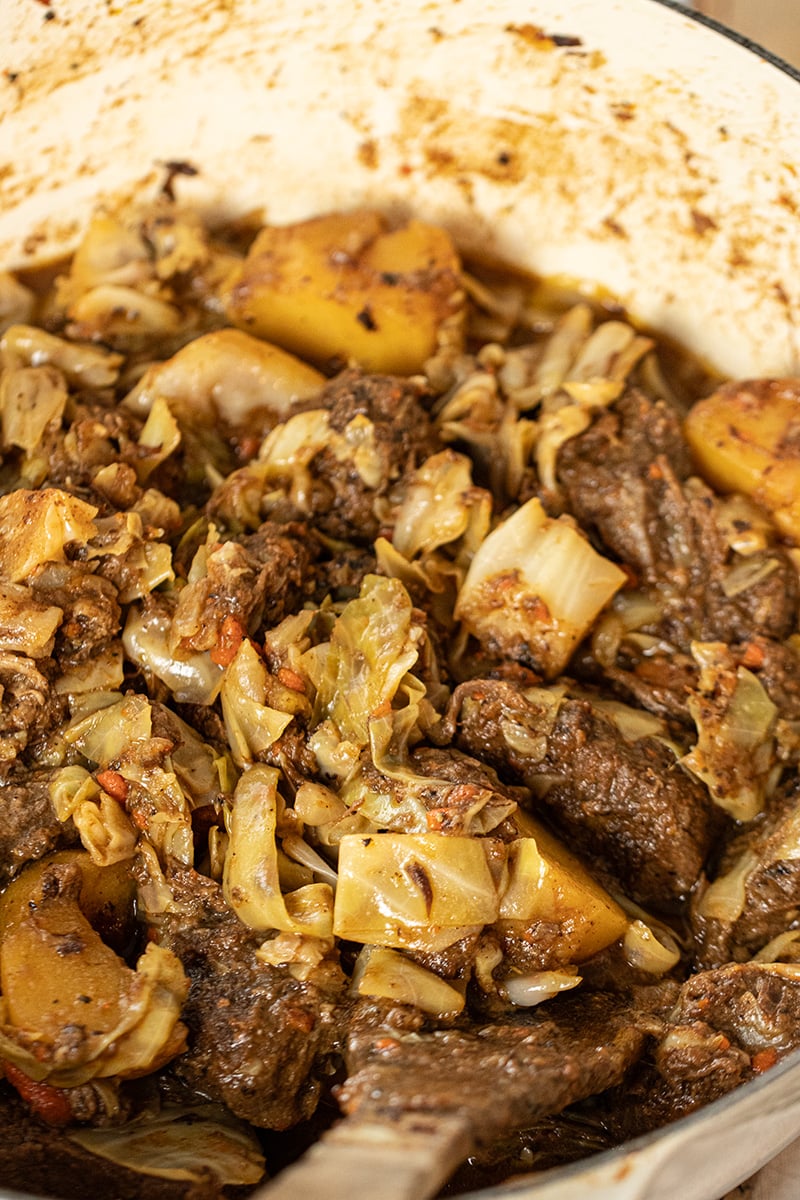 Lemony Beef Stew - Dimitras Dishes