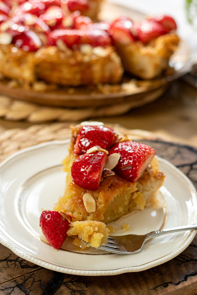Strawberry & Almond Phyllo Tart - Dimitras Dishes