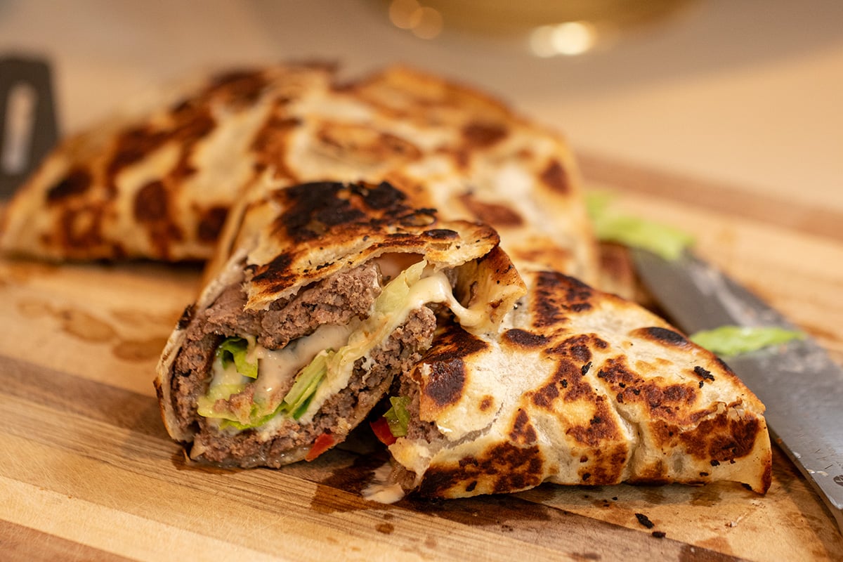 Burger Wraps - Dimitras Dishes