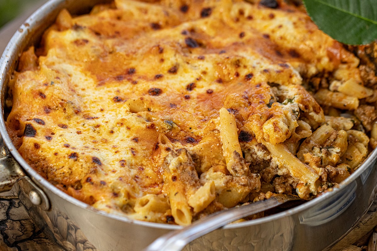 Skillet Pastitsio: Quick & Easy Dinner Idea - Dimitras Dishes
