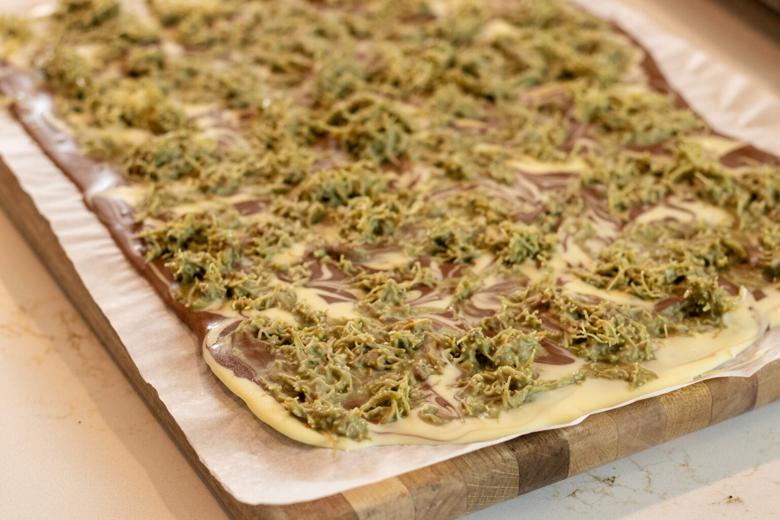 Dubai Chocolate Bark - Dimitras Dishes