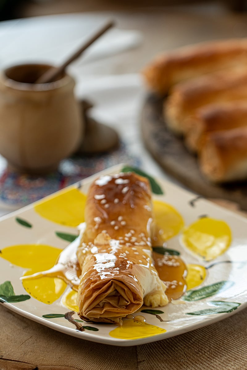 Crispy Feta Phyllo Parcels with Honey & Sesame | Easy Greek Appetizer ...