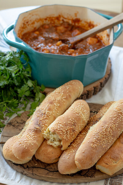 Cheesy Feta and Gouda Stuffed Bread Rolls (Greek-Inspired Recipe ...